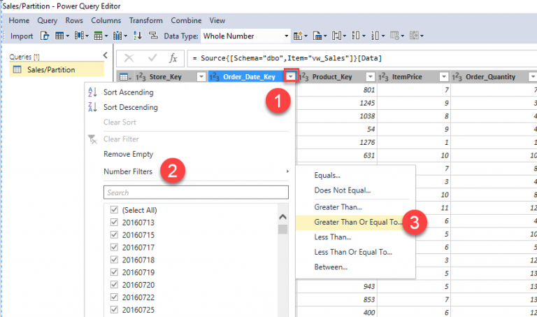 Dynamic Partitioning in SSAS Tabular Using M Query – Cloud BI