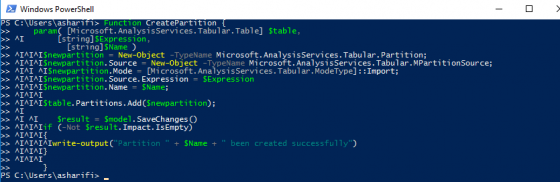 Dynamic Partitioning in SSAS Tabular Using M Query – Cloud BI
