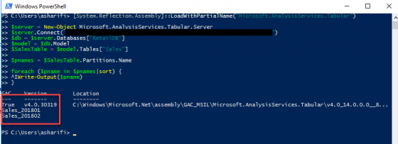 Dynamic Partitioning in SSAS Tabular Using M Query – Cloud BI